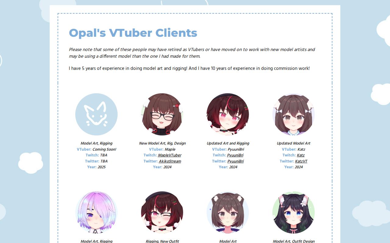 Opal Client List